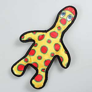 IFOYO Small Squeaky Dog Toys, Cute Animal Puppy Furry Toys Soft Plush Little Medium Dog Chew Toy Durable Stuffed Toys for Pet, Bill Duck