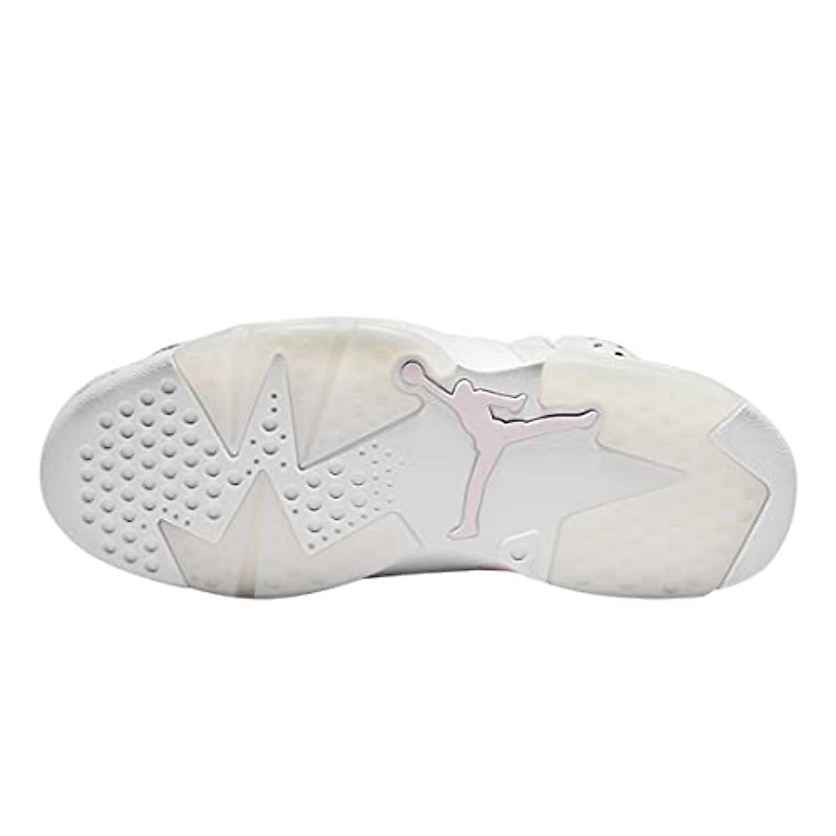 Nike Women's Air Jordan 6 WMNS Gold Hoops, White/Sail/Metallic Gold/Barel, 9W