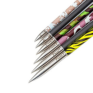 Pinals Archery 100 125 150 200 250 300 Grain Arrows Field Points Tips for Compound Recurve Bow Hunting Target 12PC 150 Grain