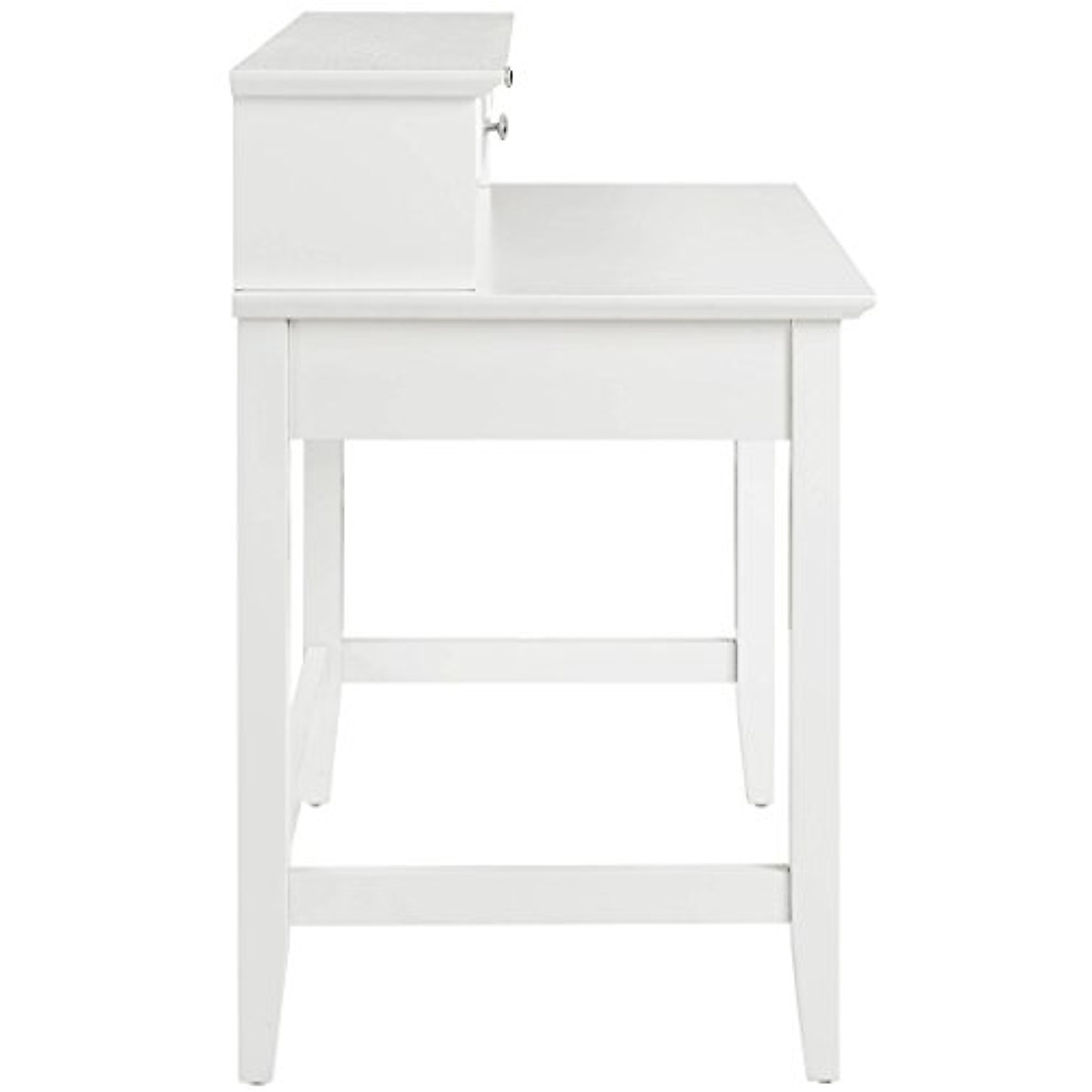 Crosley Furniture Campbell Writing Desk with Hutch - White