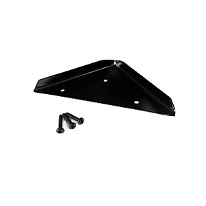 Corner Protector, Rounded Corner Protector, Metal, Black, 4 Pack