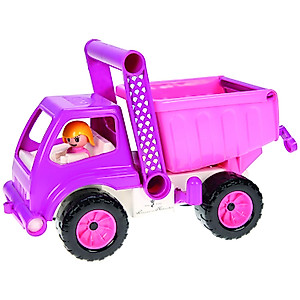 ksmtoys Lena Eco Active Princess Pink Dump Truck is a Eco Friendly BPA and Phthalates Free Green Toy Manufactured from Premium Grade Resin and Wood