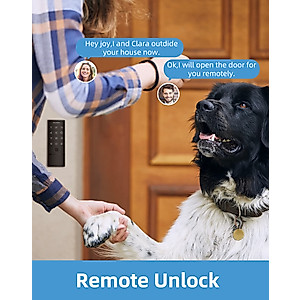 LaView Smart Lock + Connect Wi-Fi Bridge, Enabled Connect WiFi & Bluetooth Smart Door Lock, Wireless & Keyless Entry Door Lock, Fits Your Existing Deadbolt, Compatible with Alexa & Google Assistant