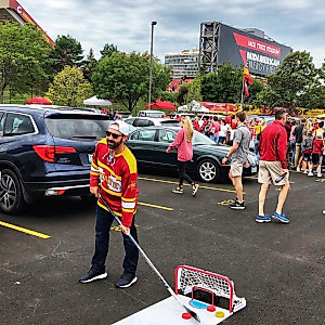 Sauce Toss: The Premium Hockey Sauce Pass Game for Playing, Passing, Training, Trick Shots and More - Tailgate Friendly and Portable Hockey Game, Supreme