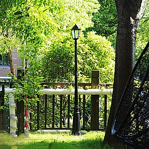 ZZYJYALG European Garden Lights Landscape Lights Retro Outdoor Home Led High Pole Garden Waterproof Outdoor Street Light E27 Courtyard Light Street Lamp Villa Garden Community High Post Lamp