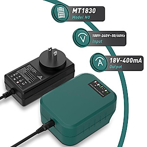 7.0Ah 2Pack BL1815 18V Battery and Charger Compatible with Makita 18V Battery and Charger Combo for Makita 18V LXT Battery and Charger for Makita BL1830 BL1820 BL1850 Lithium-ion Battery and Charger