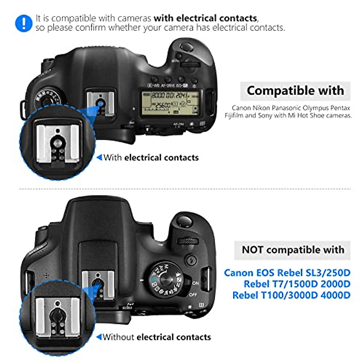 Neewer NW625 GN54 Speedlite Flash for Canon Nikon Panasonic Olympus Pentax Fujifilm DSLRs and Mirrorless Cameras and Sony with Mi Hot Shoe Like a9 a7 a7II a7III a7R III a7RII a7SII a6000 a6300 a6500
