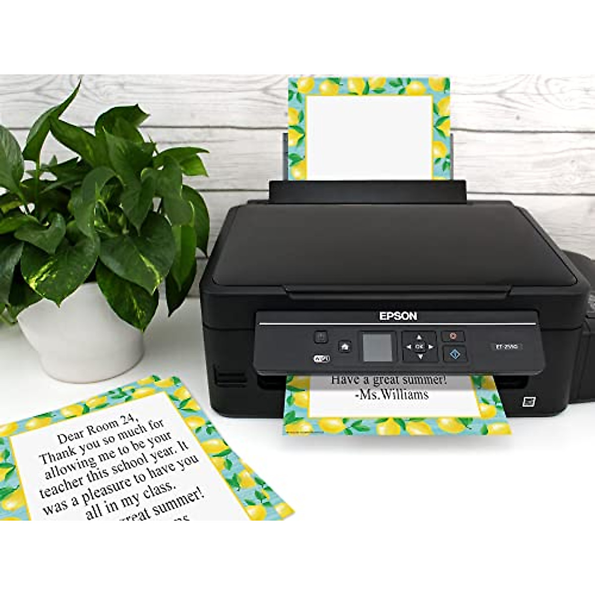 Teacher Created Resources Lemon Zest Computer Paper, 8.5" x 11", 50 Sheets