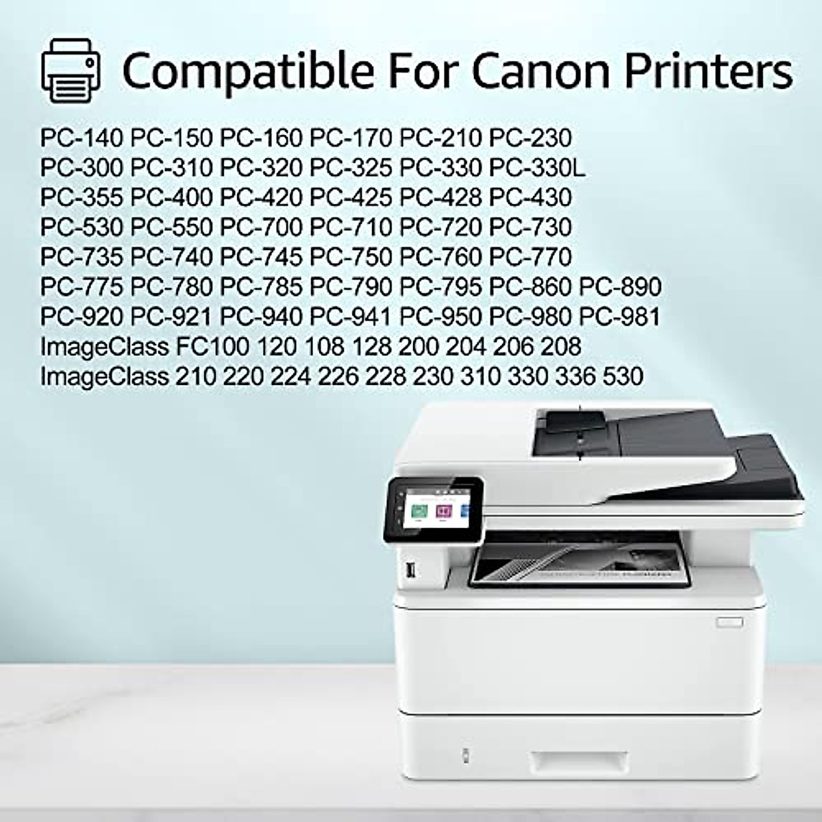 greencycle Compatible for Canon E40/E30/E31/E16/E20 1491A002AA Toner Cartridge Replacement Used in PC-140 PC-160 PC-420 PC-735 PC-795 PC-920 PC-980 ImageClass FC100 120 228 530 (Black, 1-Pack)