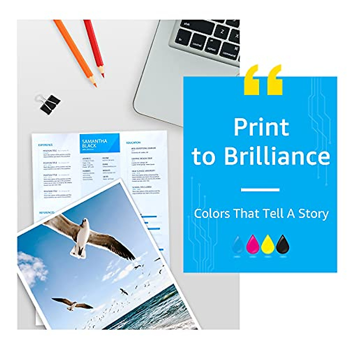 Palmtree Remanufactured Replacement for Canon Ink 275 and 276 PG-275XL CL-276XL High Capacity 275XL 276XL Ink Cartridges for Pixma TS3522 TR4720 TS3520 TS3500 TR4722 TR4700 Printer (1 Black, 1 Color)