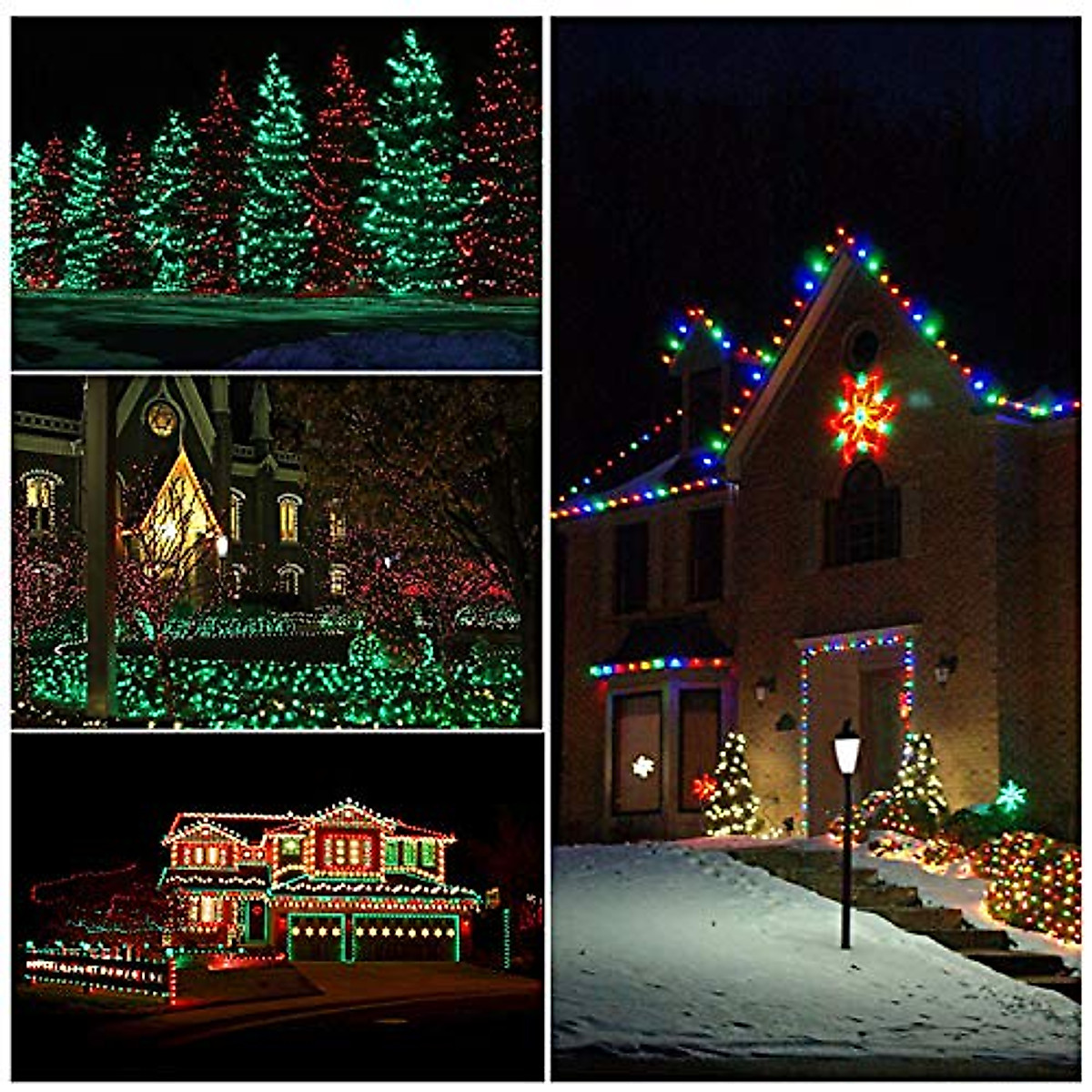 Silvom Green Christmas Lights, 25 LED Festive Lights, 16ft Faceted C9 String Lights, 120V UL Certified Indoor & Outdoor String Lights for Easter, Tree, Garden, Party, Patio, Fence, Holiday Decoration