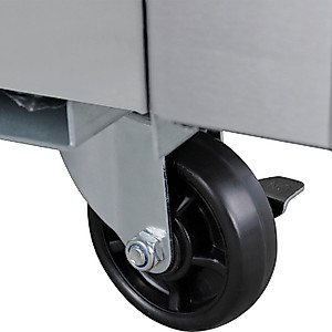 Nexel Reach In Freezer, 2 Glass Doors, 47 Cu. Ft.