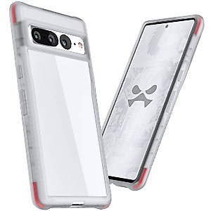 Ghostek COVERT Google Pixel 7 Pro Case Clear with Ultra Thin Design and Non-Slip Grip Bumper Supports Wireless Charging Shockproof Protective Phone Cover Designed for 2022 Pixel 7 Pro (6.7 IN) (Clear)