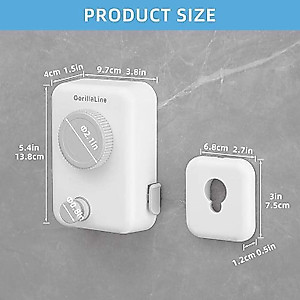 GorillaLine Max - Retractable Clothesline Indoor Outdoor Clothes Line | Heavy Duty Clothes Drying Laundry Line | Wall Mounted Drying Rack Clothing Line | with GorillaGrip Technology