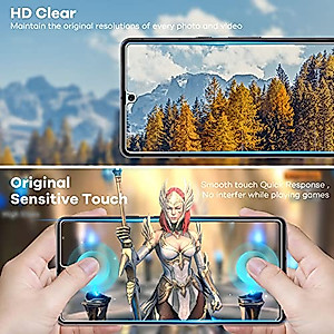 AACL 3 Pack for Google Pixel 7 Screen Protector Tempered Glass 9H 5G Bubble Free Fingerprint Unlock Compatible Case Friendly Anti Scratch Durable with Alignment Tool