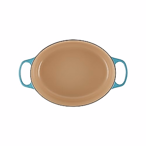 Le Creuset Enameled Cast Iron Signature Oval Dutch Oven, 6.75 qt., Caribbean