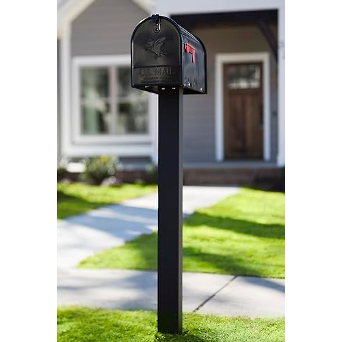 Architectural Mailboxes BP000BAM Brighton Post, Black