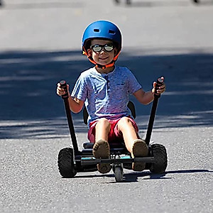 UNI-SUN Hoverboard with Seat Attachment Combo, 8.5" Hoverboard with Seat, Self Balancing Scooter with Bluetooth Speaker & LED Lights, Hoverboards for Kids & Adults, Silver