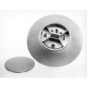 Atlantis Models Plastic Model KIT UFO, Clear,Silver