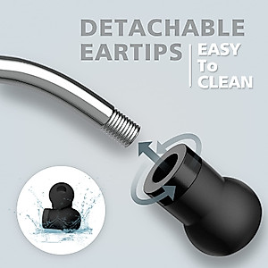 FriCARE Cardiology Stethoscope Single Head Agate (White Chestpiece, White Tube)