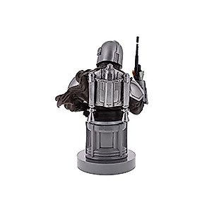 Exquisite Gaming: Star Wars: The Mandalarian - Original Mobile Phone & Gaming Controller Holder, Device Stand, Cable Guys, Licensed Figure