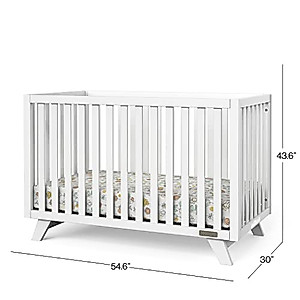 Child Craft SOHO 4-in-1 Convertible Crib, Matte White