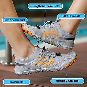 NAMINA Barefoot Shoes Air Shoes Women and Men, Minimalist Cross Training Shoes (White,Women 9-9.5/ Men 7.5)