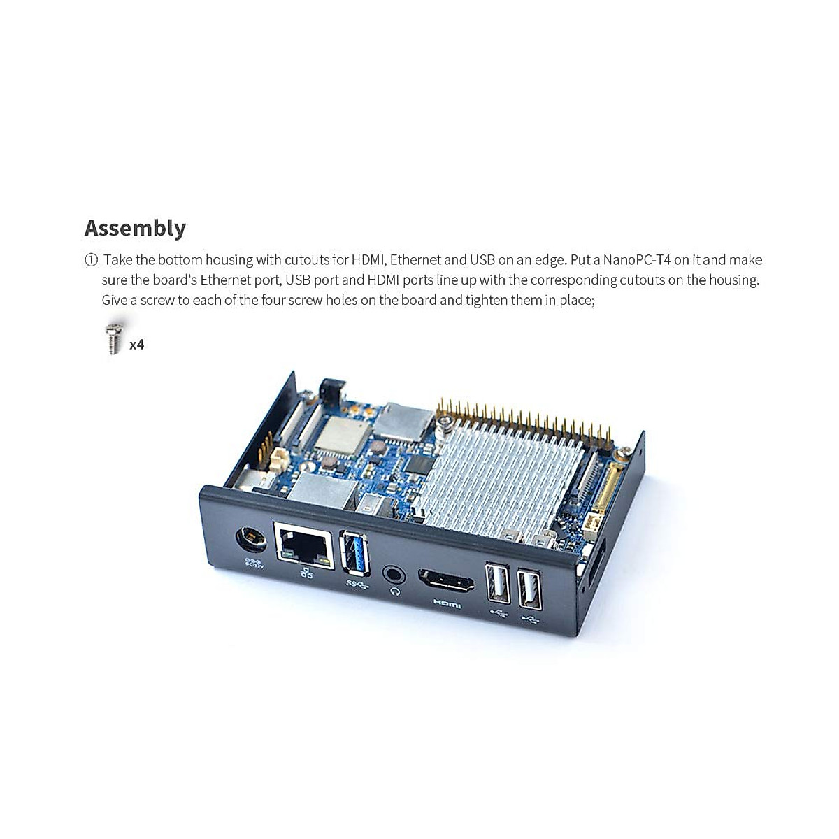 Metal Case for NanoPC T4