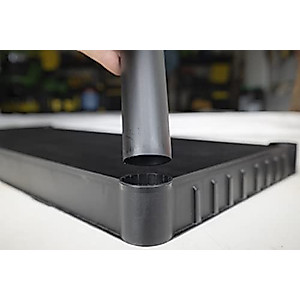 BLACK+DECKER Shelving Unit, Medium Duty Storage Shelving Unit, Garage Organizer, Indoor and Outdoor, Black (1-Pack, 14"x34")