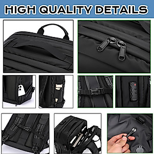 Vacpack Backpack,2025 New 60L Expandable Vacuum Compression Bag with Electric Vacuum Pump, Water Resistant and Anti Theft, Space Saver Bags for Travel Camping(With Air Pump)