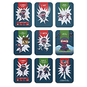 Cutthroat Ninja: Board Game A Strategy Card Game - A Race to The Finish