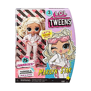 L.O.L. Surprise! Tweens Series 3 Marilyn Star Fashion Doll with 15 Surprises Including Accessories for Play & Style, Holiday Toy Playset, Great Gift for Kids Girls Boys Ages 4 5 6+ Years Old