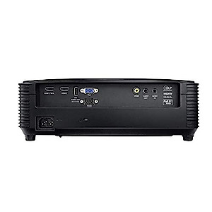 FMOGE Mini Projector DLP Projector with 10W Speaker 3600 Lumens Support 3D Resolution 1920x1200 Portable Projector (Color : Black, Size : One Size)