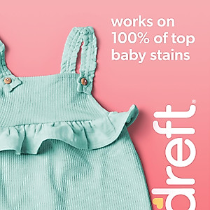 Dreft Stage 2 Active Baby Liquid Laundry Detergent, Hypoallergenic, Helps Remove 99% of Baby Food Stains, 114 Loads, Baby Laundry Detergent, Newborn Essentials