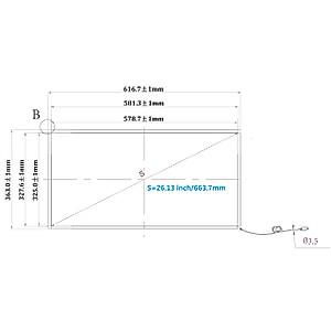 Deyowo 26 Inch Interactive 10 Points Infrared IR Touch Screen Overlay Frame Free Drive