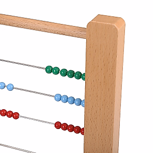 LEADER JOY Montessori Toys Small Bead Frame,Montessori Math Beads Materials for Toddlers Educational Preschool Learning Material