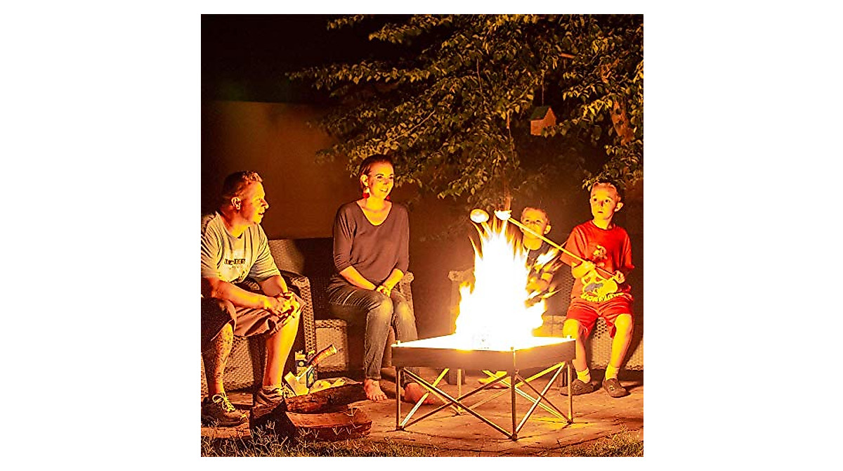 Portable 24-Inch Pop-Up Fire Pit | Lightweight & Easy Setup