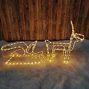 Deco String LED Rope Lights, 10M 33ft, Retro Warm White 2700K, Indoor or Outdoor, 33ft, Linkable, Perfect for Deck, Garden, Patio, Landscape Lighting, Camping, Party, Bedroom Décor, Waterproof