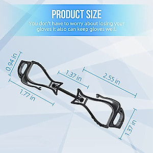 NANHONG Glove Clips, Glove Holder, Glove Clips For Work, Glove Holder Clip, Work Gloves, For Duty Belt, For Construction