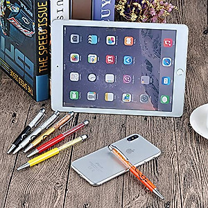 Stylus Pen Crystal Ballpoint Pens Capacitive Diamond Writing Pens Music Note Ball Point Fit All Touch Screens Device (Stylus Ballpoint)