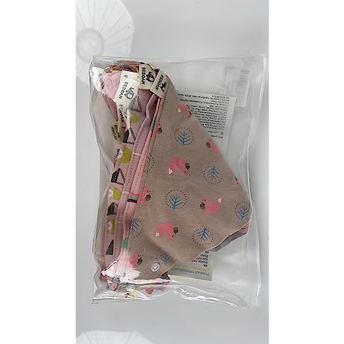 BEBOAN Baby Bandana Drool Bibs, 10-Pack Newborn Bibs for Toddler Girls Drooling Teething, 100% Organic Cotton Soft and Absorbent Baby Bibs, Adjustable Size (Girl)