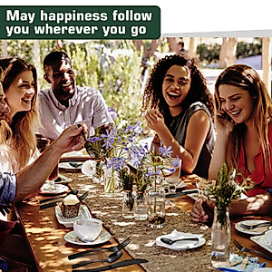 KassKa Matte Black Silverware Set 40 Pieces，Food Grade Stainless Steel Flatware Cutlery Set for 8,Kitchen Dinner Utensil Sets,Curved Knife Handle Design，Spoons and Forks Set，Dishwasher Safe