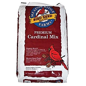 Meadow Ridge Farms Deluxe Cardinal Bird Seed Mix, 35-Pound Bag