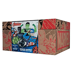 Marvel Avengers Child Halloween Costume Dress-Up Box - Three Sets of Medium-Size Tops, Gloves, Plastic Masks