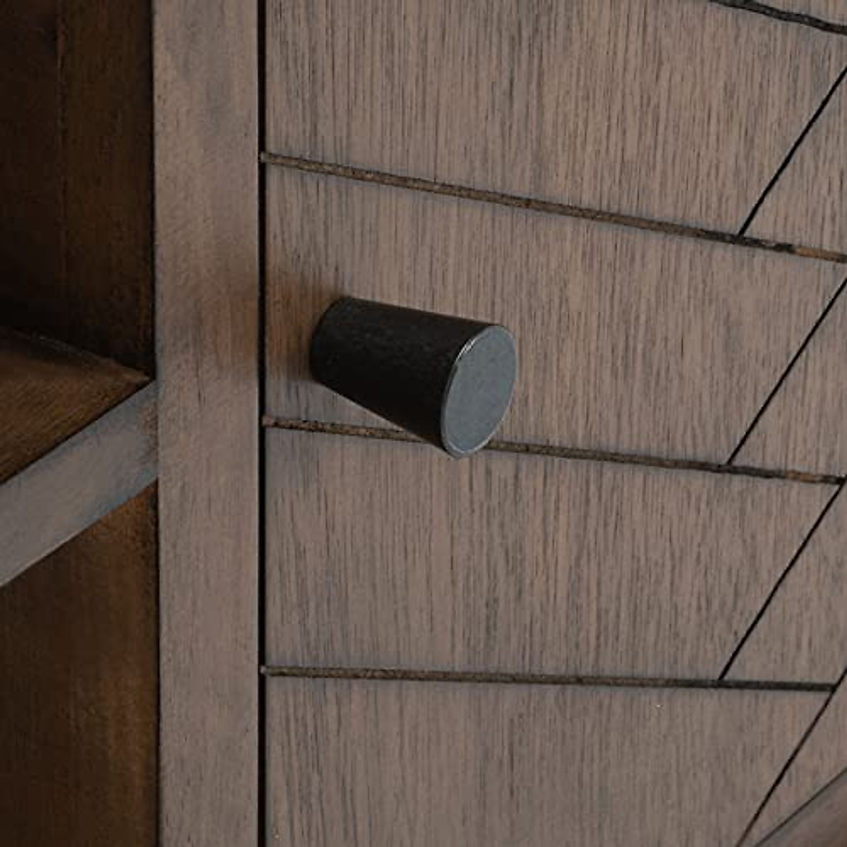 SAFAVIEH Home Collection Magnolia Brown 2-Door 2-Shelf Media Stand (up to 55-inch Flat Screen TV)