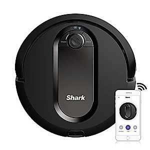 Shark IQ RV1001, Wi-Fi Connected, Home Mapping Robot Vacuum, Without Auto-Empty dock, Black