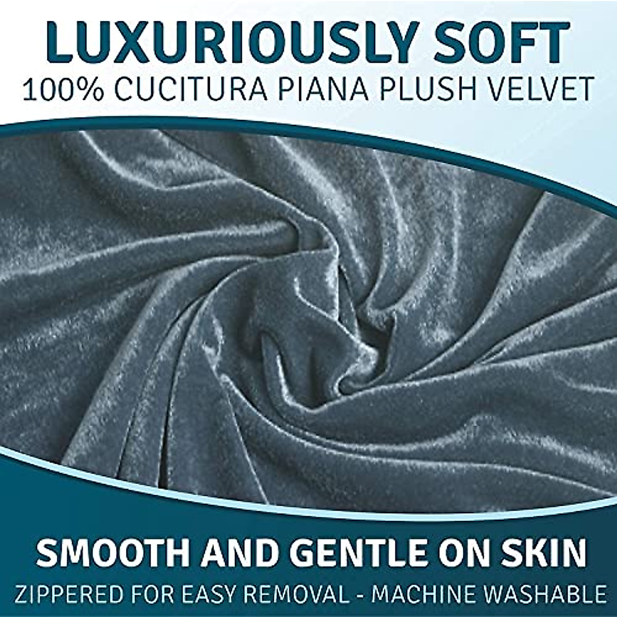 Large Seat Cushion for Wheelchairs, Office Chairs and Recliners - 19.5 x 17 x 3.5 Inch Large and Soft Cushion for Users up to 300lbs - Relieves Sciatica, Tailbone and Back Pain