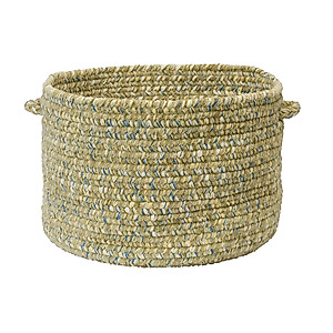 Colonial Mills West Bay Utility Basket, 14 by 10-Inch, Celery Tweed