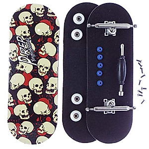 P-REP Skull - Solid Performance Complete Wooden Fingerboard (Chromite, 34mm x 97mm)