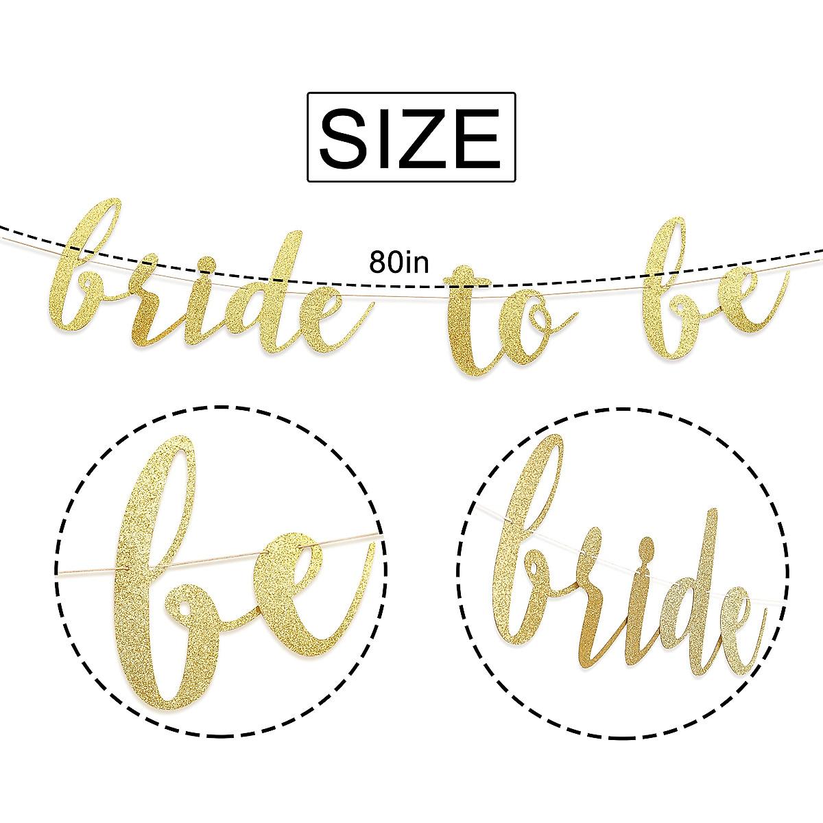 Gold Bride to Be Banner - Bride to Be Banner,bridal Shower Banner,engagement Banner,bachelorette Party Banner,bride Decoration Party Banner